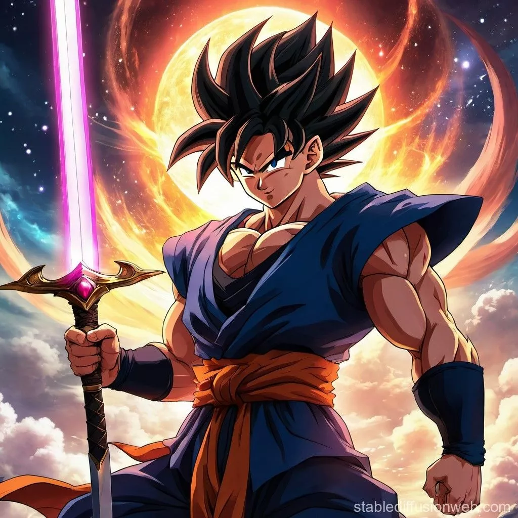 Goku With Sword Wallpapers - Wallpaper Cave