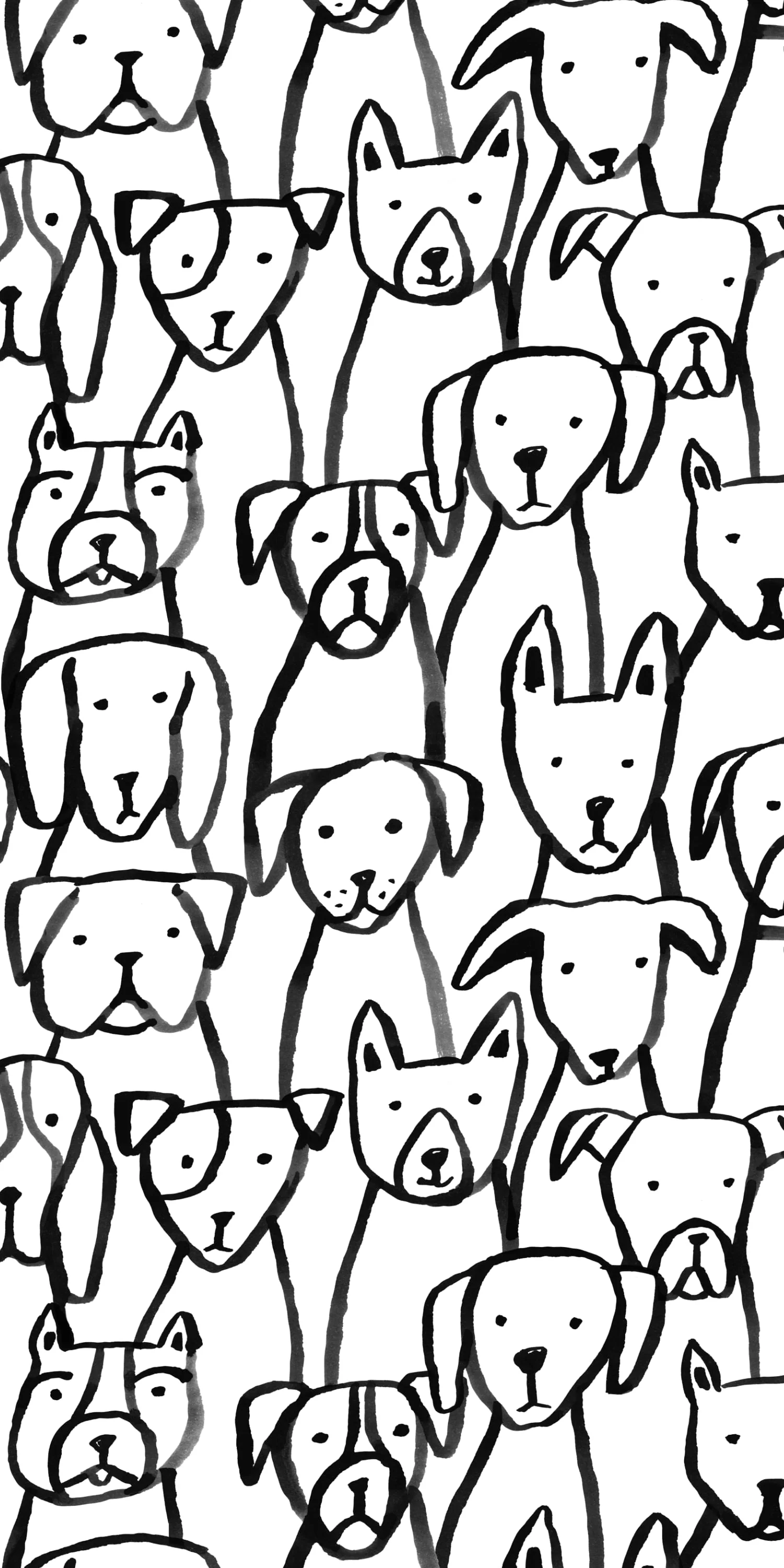 Line Puppy Wallpapers - Wallpaper Cave