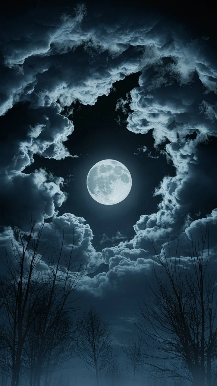 Cloudy Night Sky Wallpapers - Wallpaper Cave