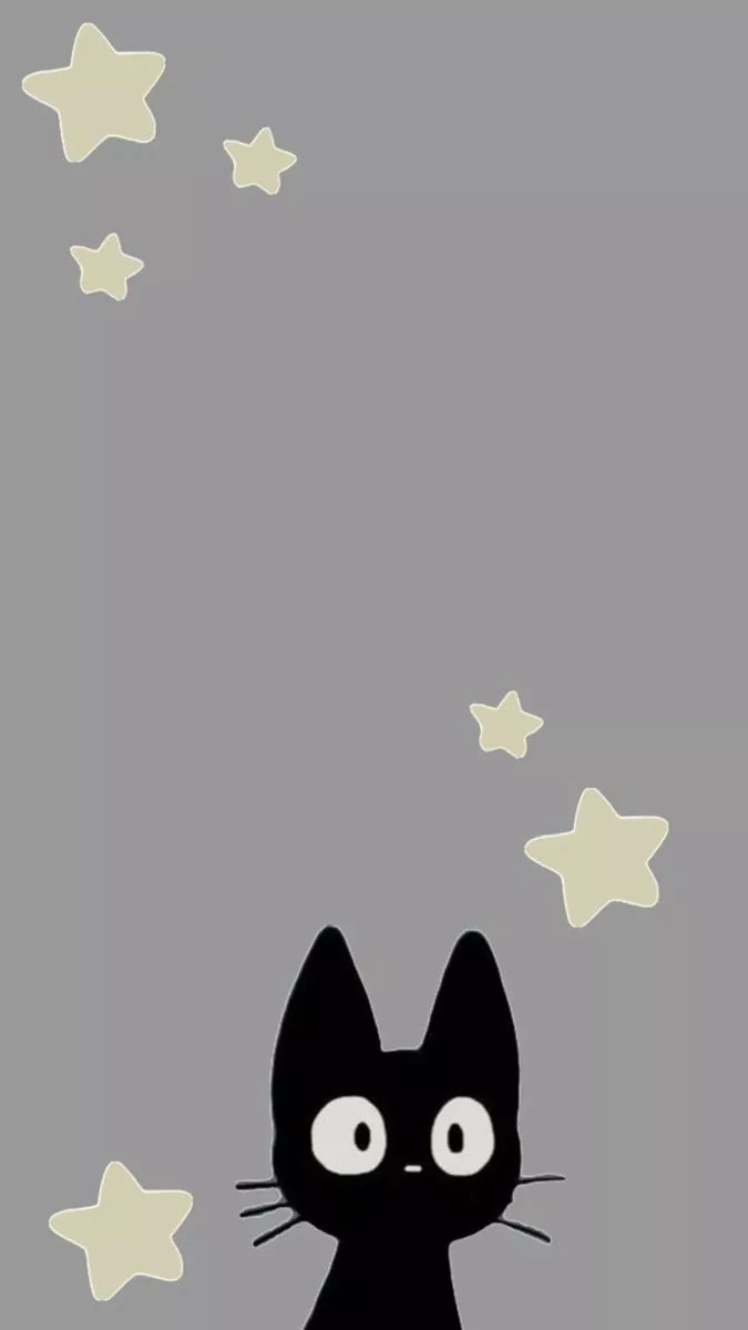JiJi Cat Minimalistic Wallpapers - Wallpaper Cave