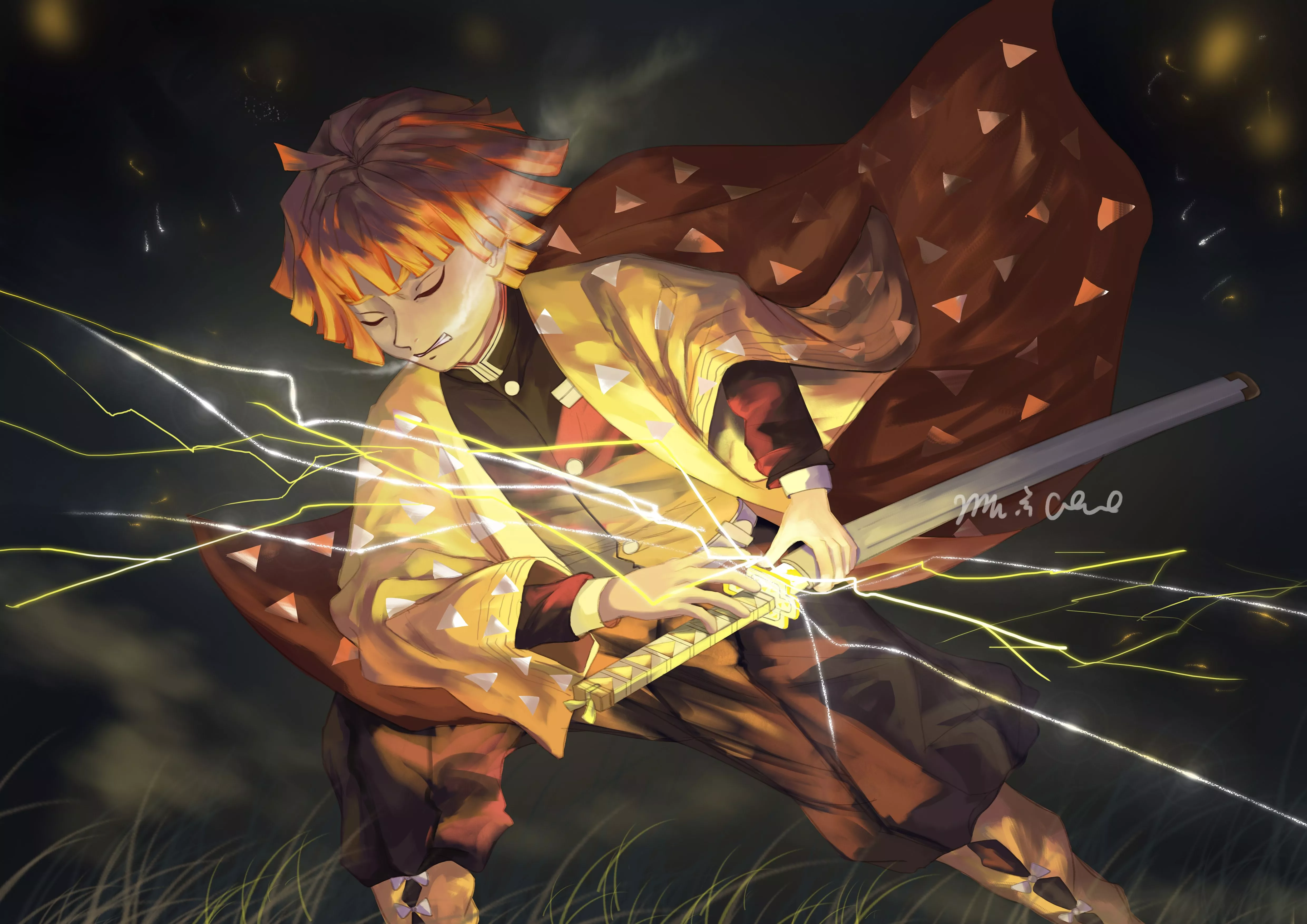 Demon Slayer Zenitsu Wallpapers - Wallpaper Cave