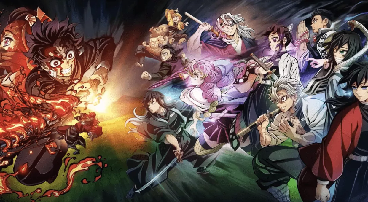 Demon Slayer Fight Poster Wallpapers - Wallpaper Cave