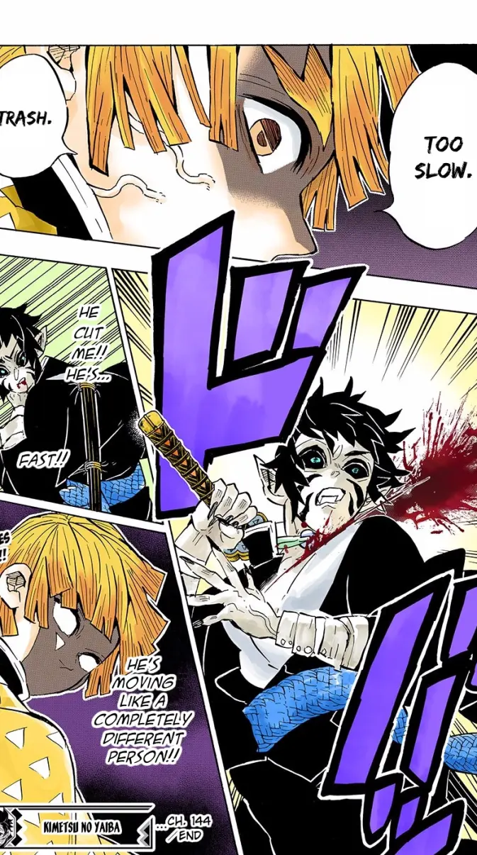 Zenitsu Vs Kaigaku Poster Wallpapers - Wallpaper Cave