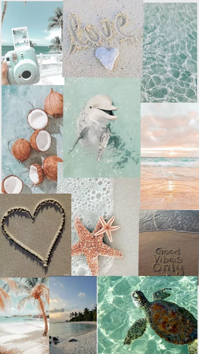 Preppy Ocean With Turtles Wallpapers - Wallpaper Cave