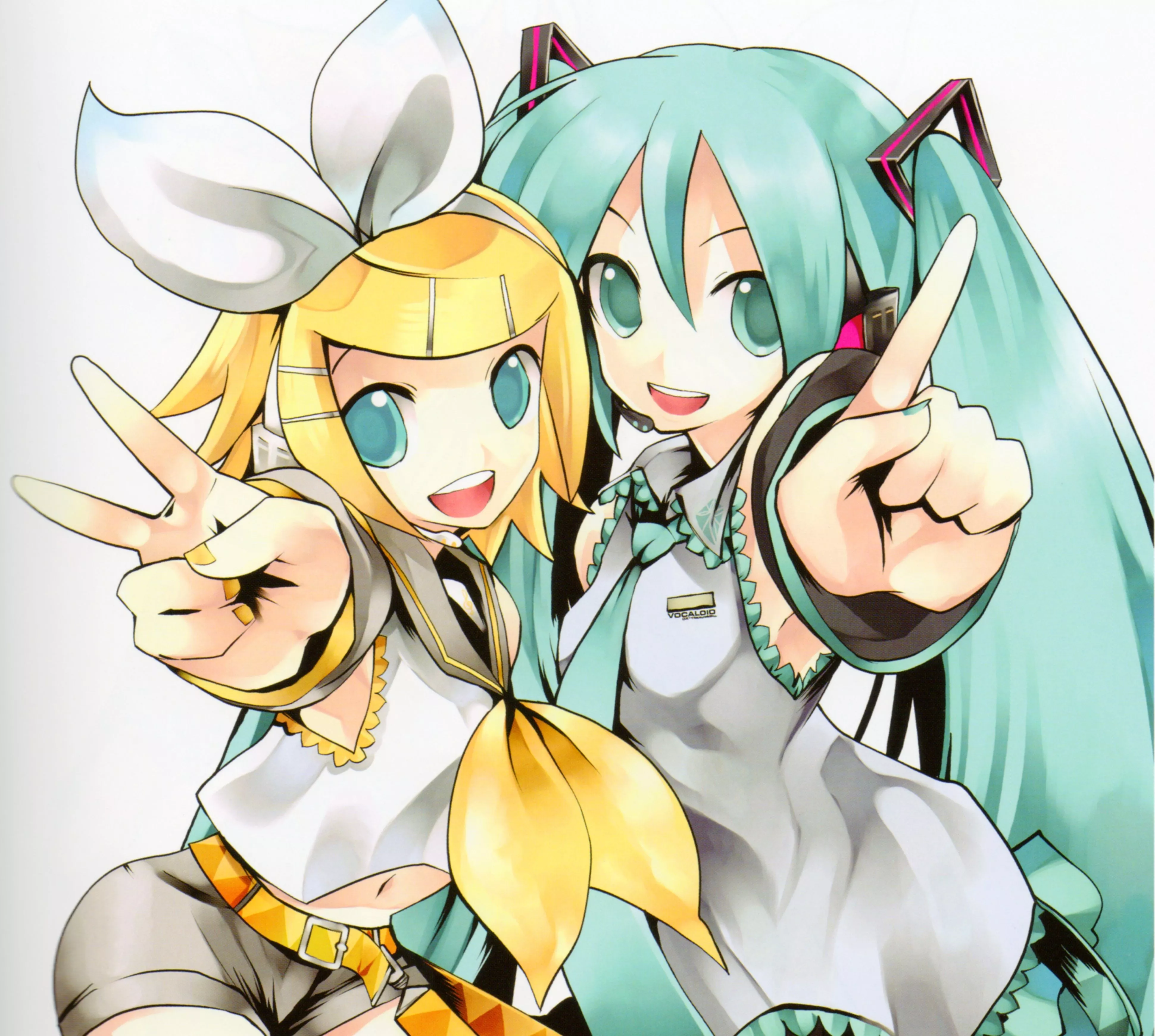 Kagamine Rin And Hatsune Miku Wallpapers - Wallpaper Cave