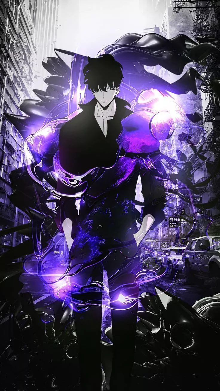 Solo Leveling Black Wallpapers - Wallpaper Cave