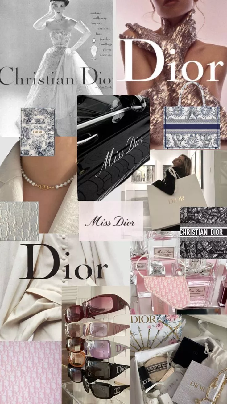 Dior Collage Wallpapers - Wallpaper Cave