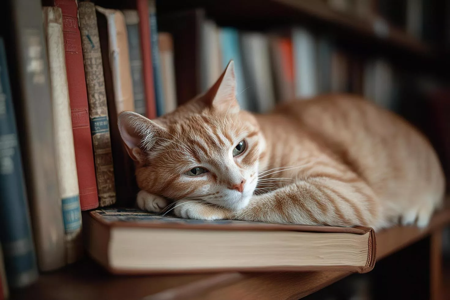 Cats And Books Wallpapers - Wallpaper Cave