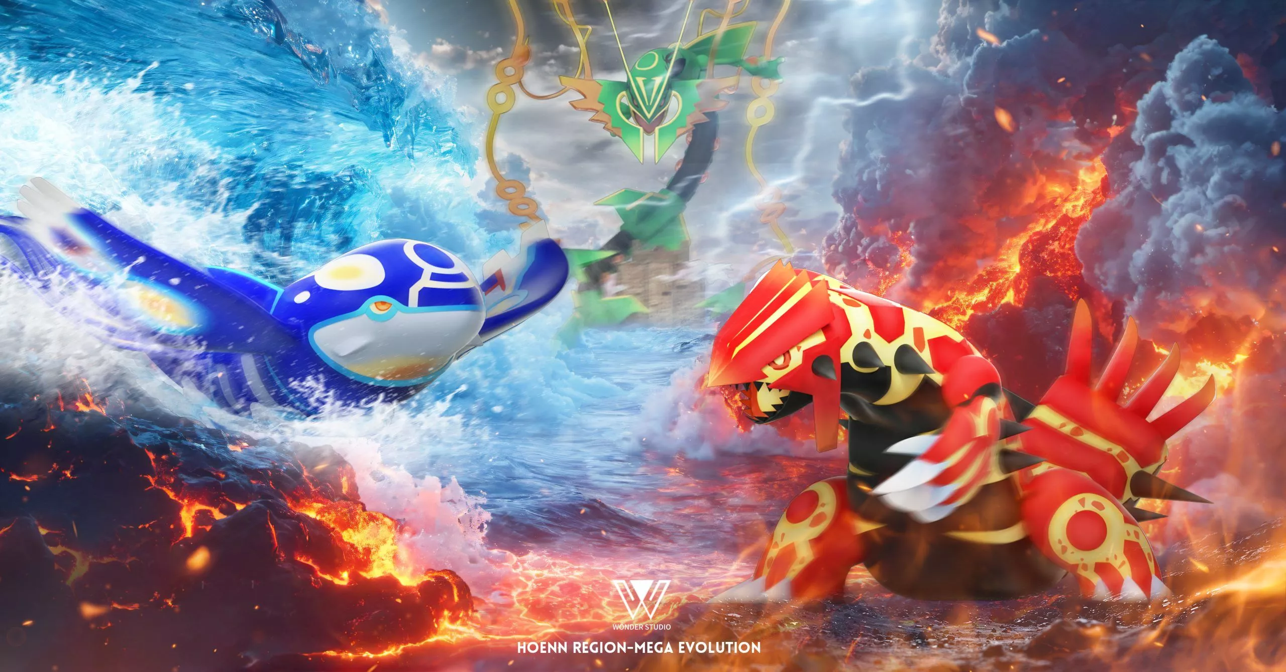 Mega Rayquaza Vs Slifer The Sky Dragon Wallpapers - Wallpaper Cave