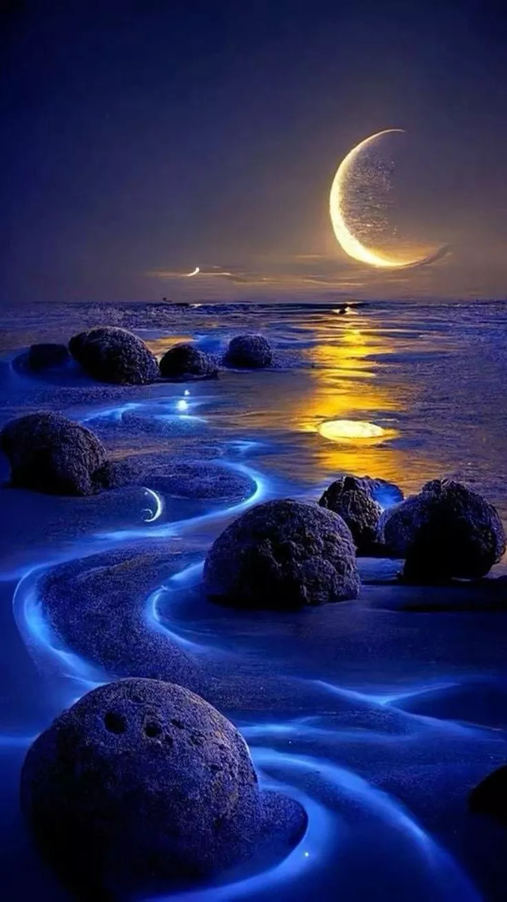 Moonlight Seascape Wallpapers - Wallpaper Cave