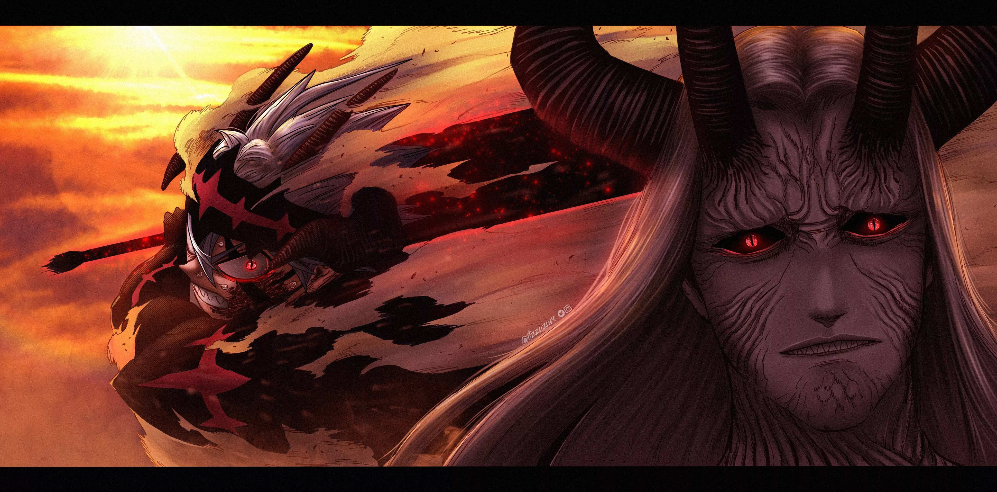 Black Clover Asta Vs Lucifero Wallpapers - Wallpaper Cave