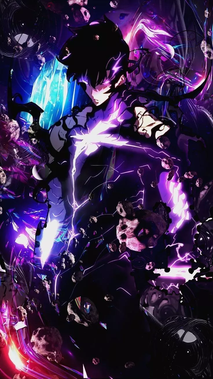 Solo Leveling Purple Wallpapers - Wallpaper Cave
