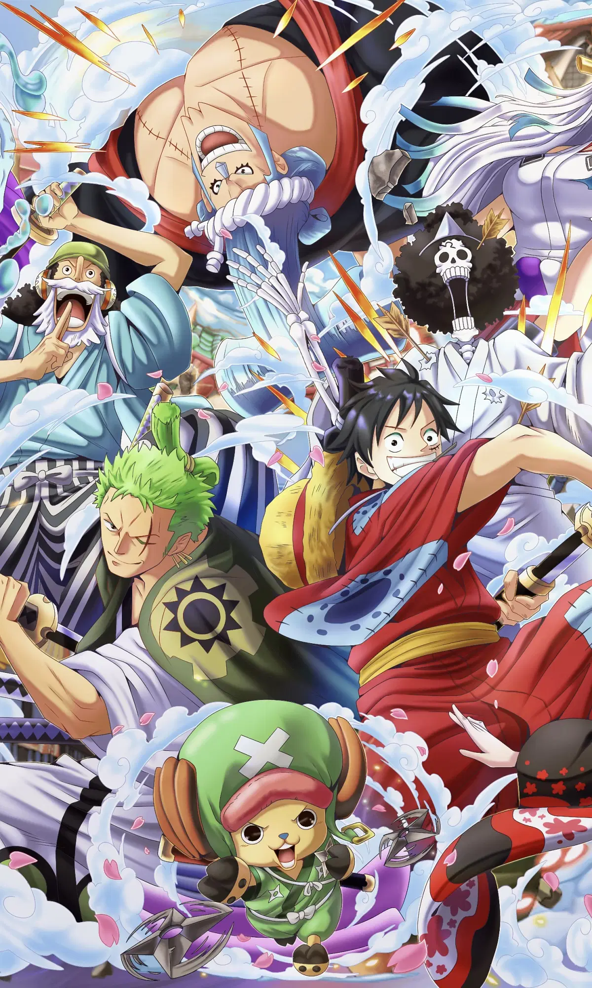 One Piece Wano iPhone Wallpapers - Wallpaper Cave