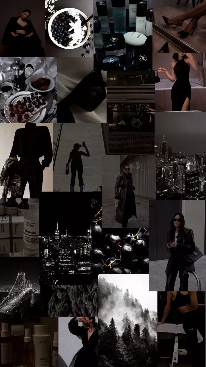 Black Collage Phone Wallpapers - Wallpaper Cave