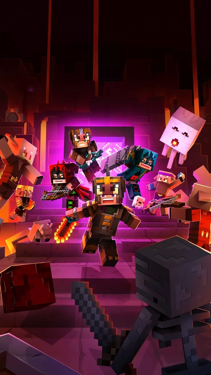Minecraft Dungeons iPhone Wallpapers - Wallpaper Cave