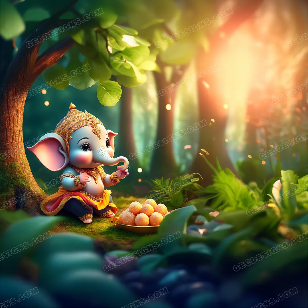 Ganesha Cartoon Wallpapers - Wallpaper Cave