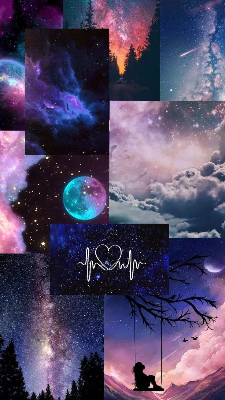 Galaxy Collage Wallpapers - Wallpaper Cave