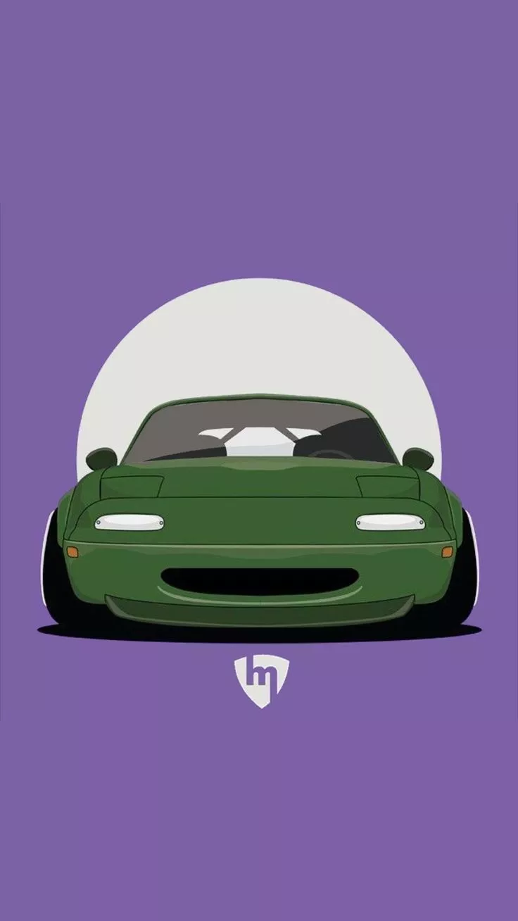 Cartoon Mazda Miata Wallpapers - Wallpaper Cave