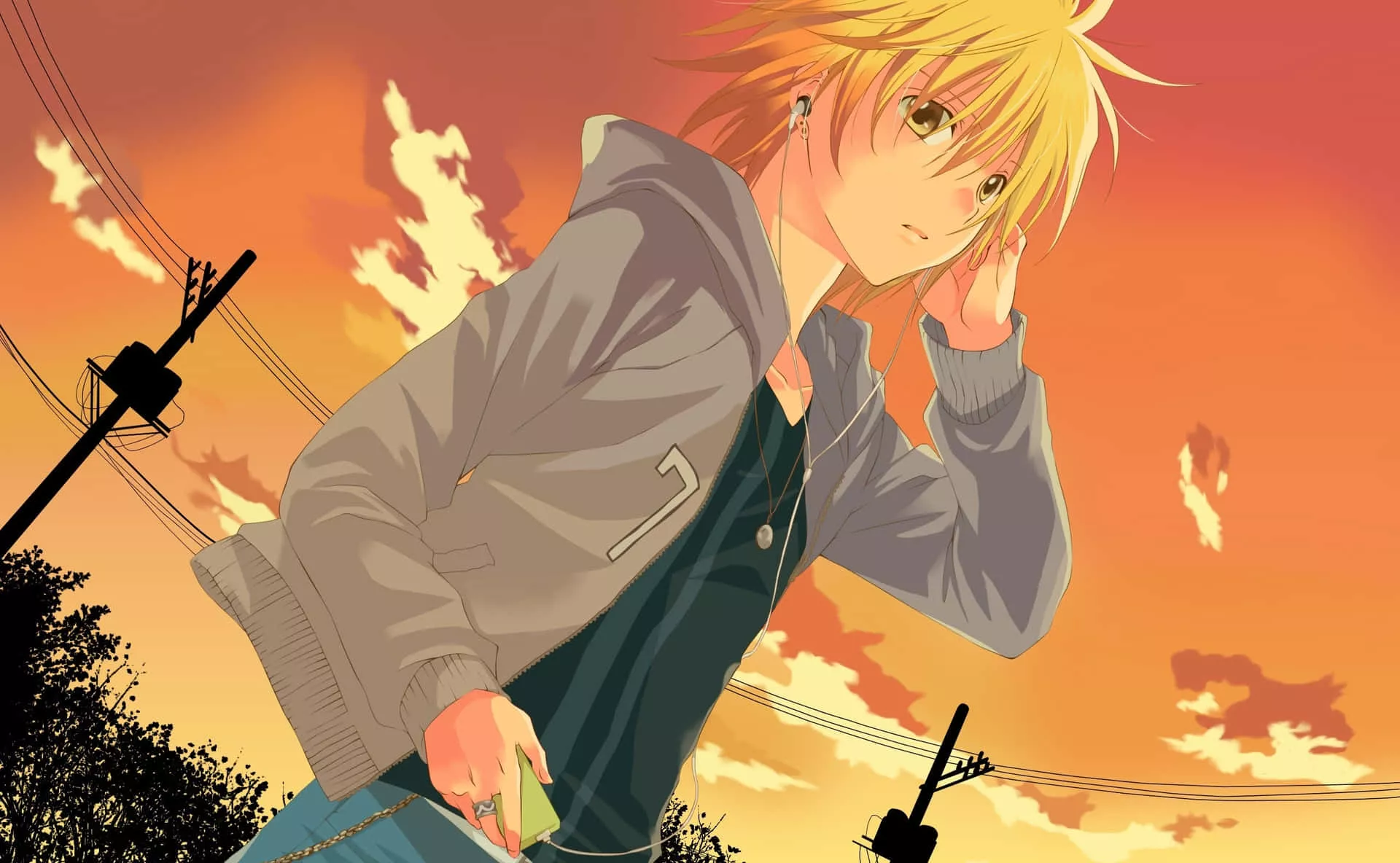 Yellow Anime Boy Wallpapers - Wallpaper Cave