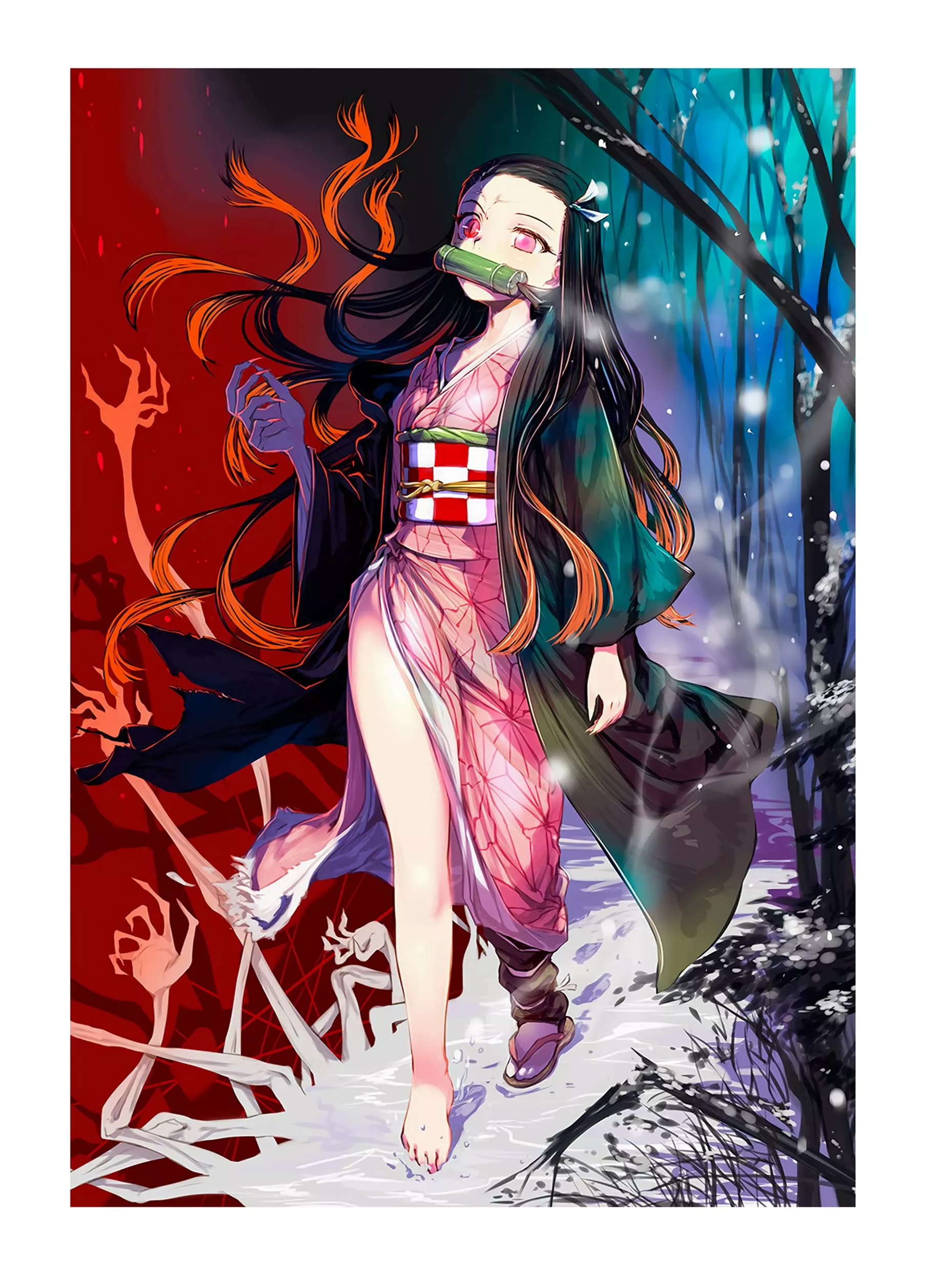Nezuko Manga Poster Wallpapers - Wallpaper Cave