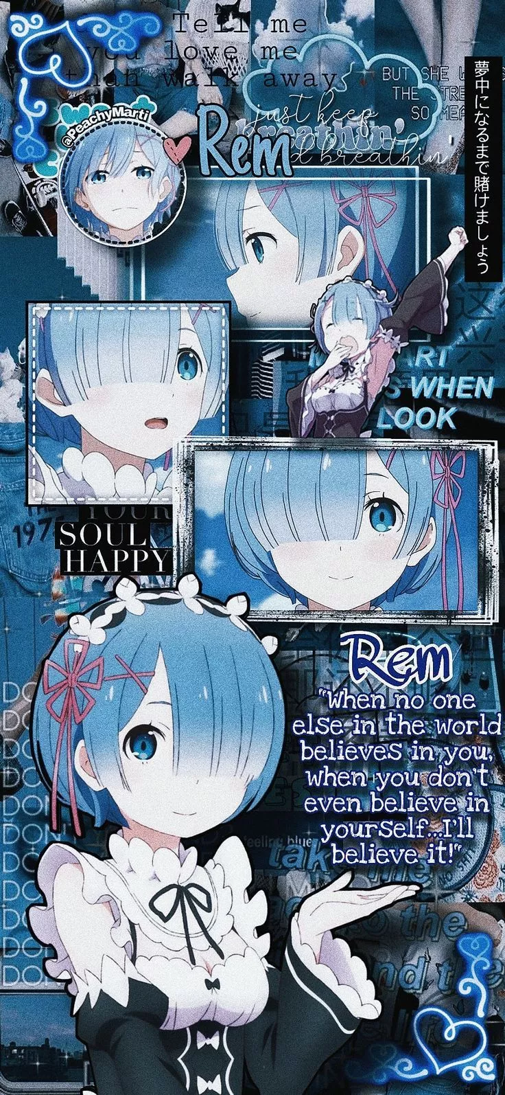 Rem Re:Zero Phone Wallpapers - Wallpaper Cave