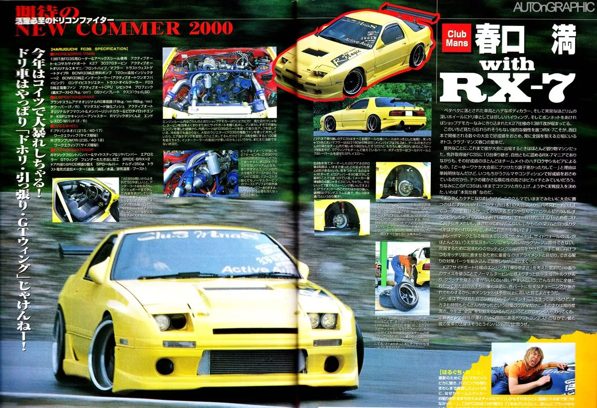 Haraguchi Mazda RX7 Yellow Wallpapers - Wallpaper Cave