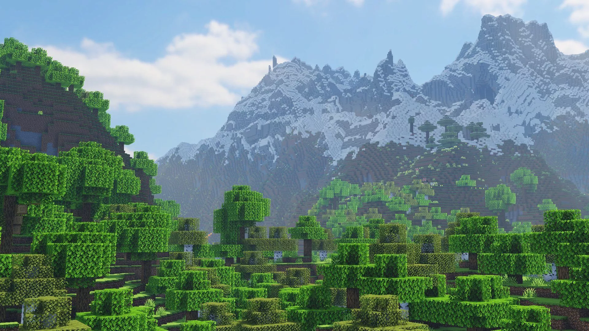 Minecraft Mountains Wallpapers - Wallpaper Cave