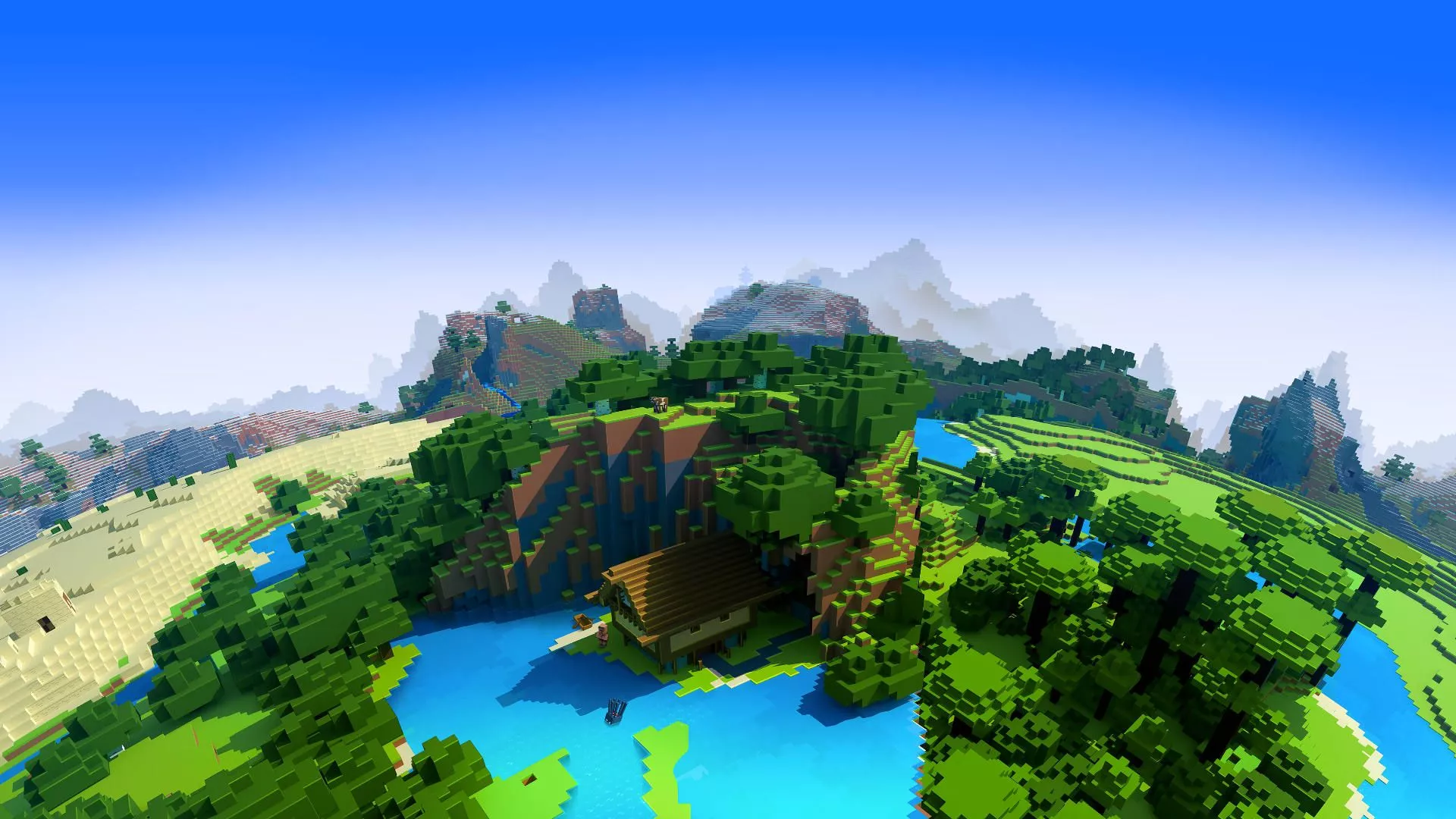 Minecraft Mountains Wallpapers - Wallpaper Cave