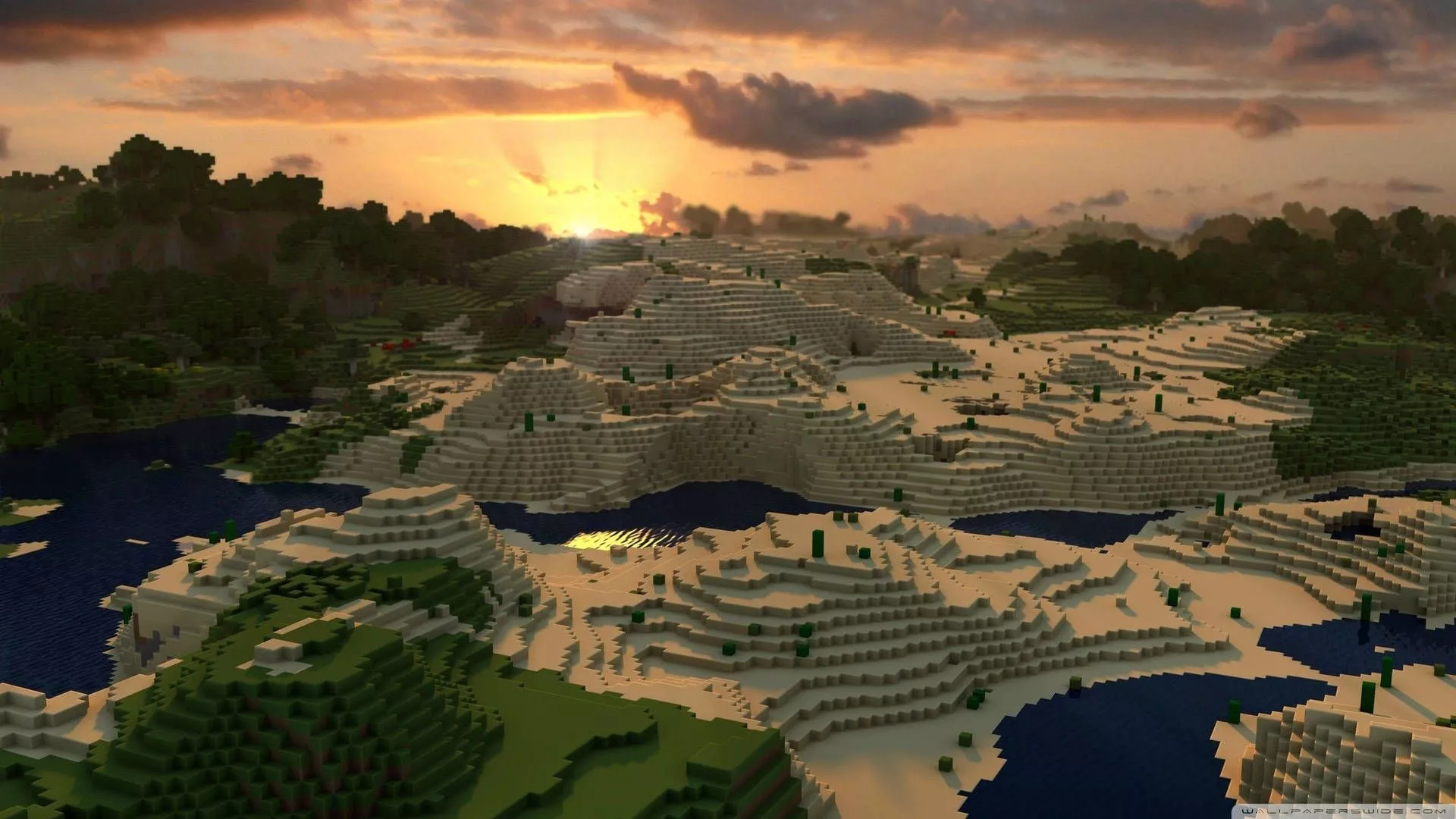 Minecraft Mountains Wallpapers - Wallpaper Cave