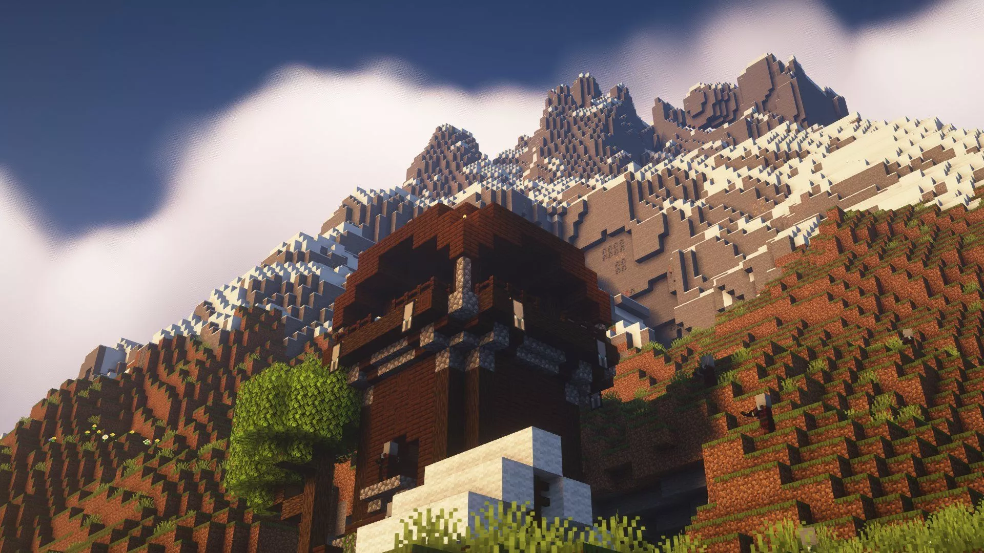 Minecraft Mountains Wallpapers - Wallpaper Cave