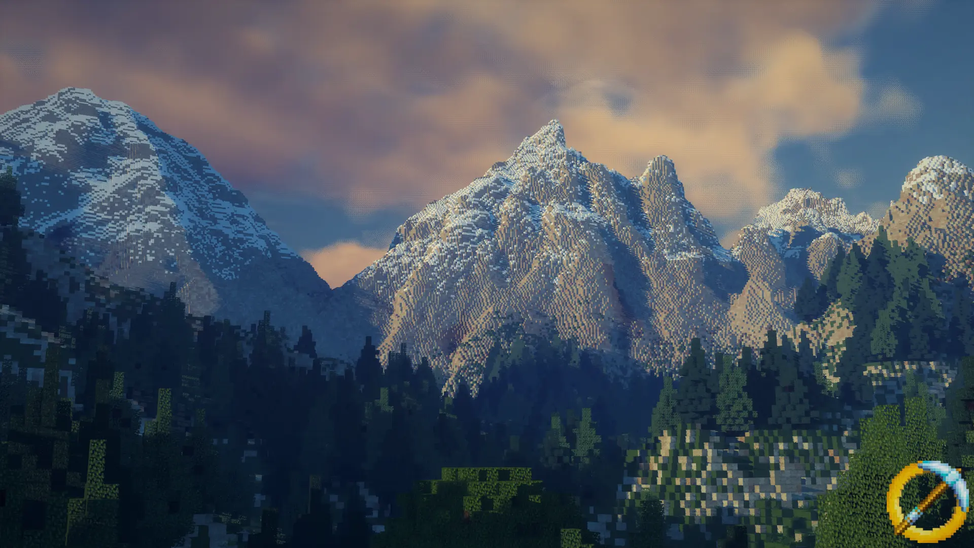 Minecraft Mountains Wallpapers - Wallpaper Cave