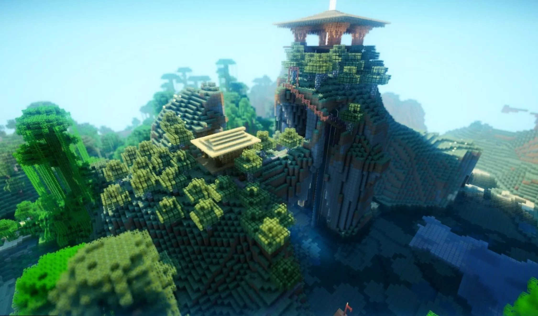 Minecraft Mountains Wallpapers - Wallpaper Cave