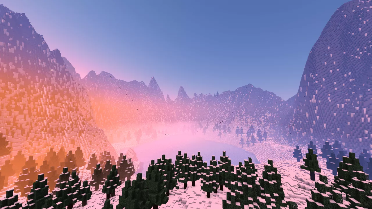 Minecraft Mountains Wallpapers - Wallpaper Cave