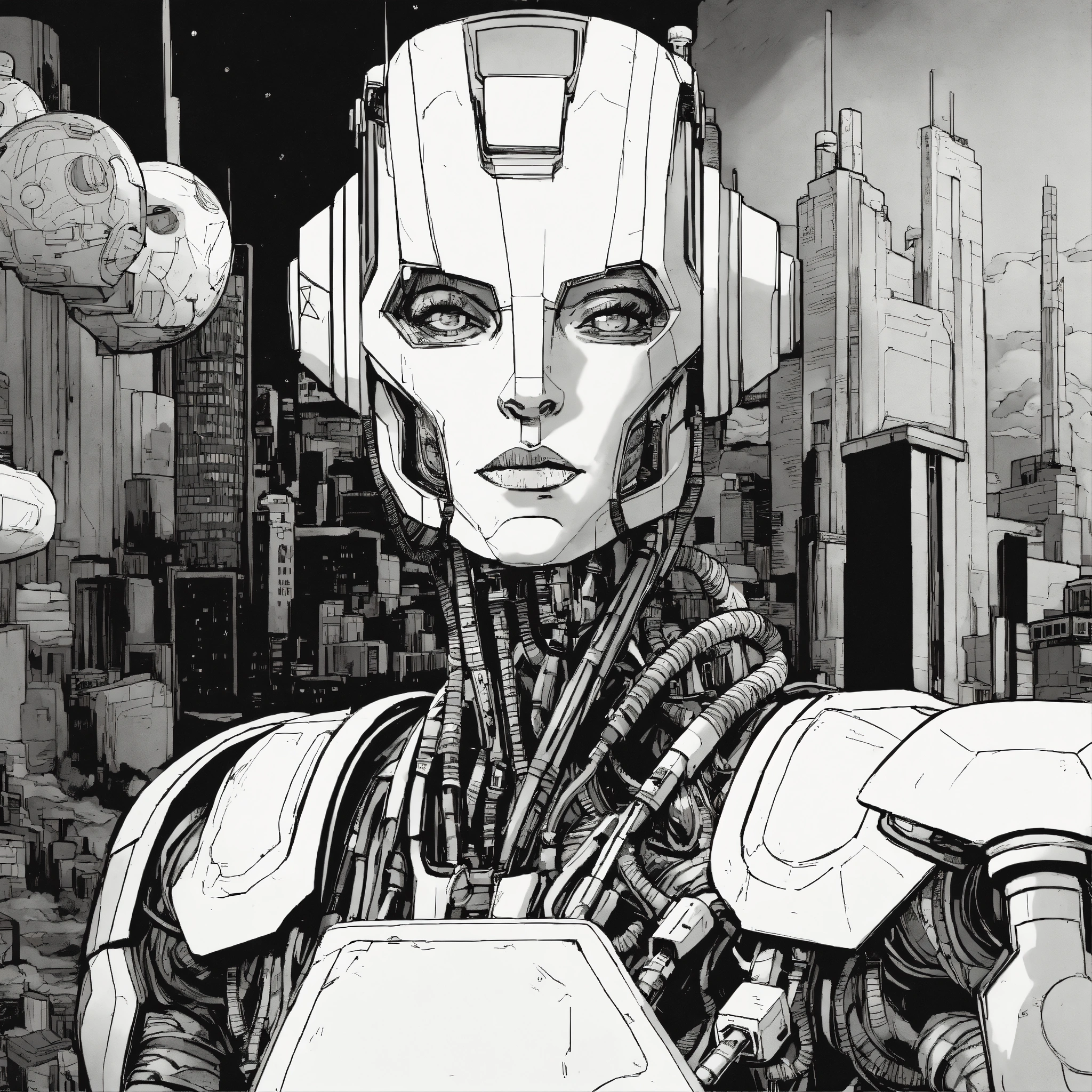 Robot Realistic Drawing Wallpapers - Wallpaper Cave