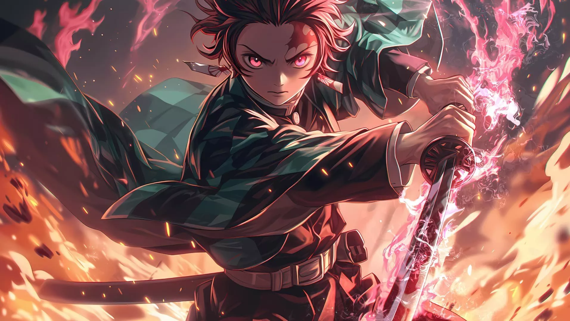 Dark Tanjiro Wallpapers - Wallpaper Cave