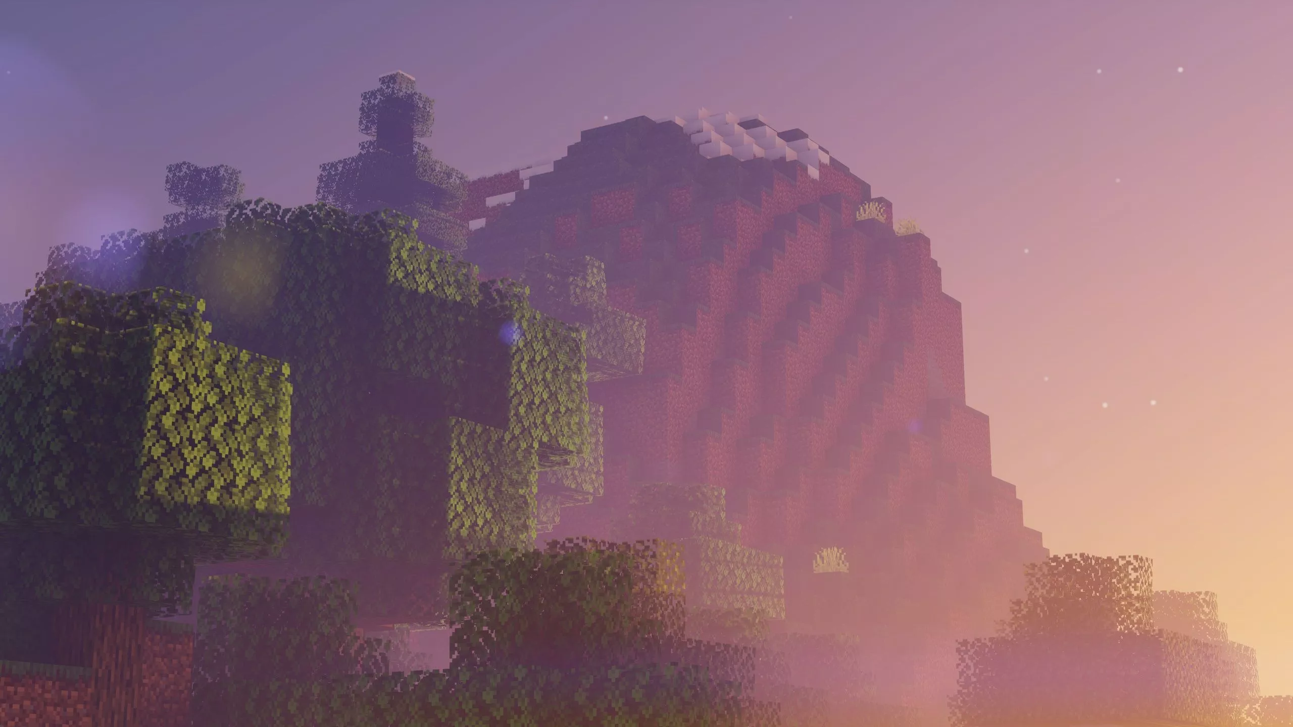 Minecraft Landscape Desktop Wallpapers - Wallpaper Cave