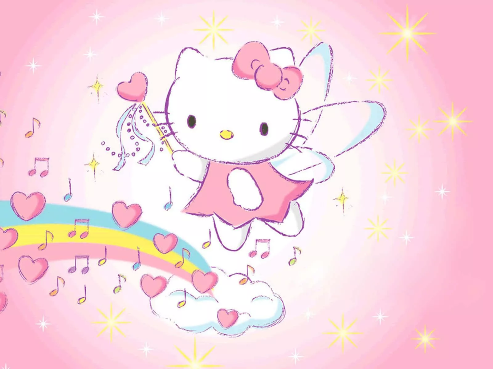 Pink Fairy Hello Kitty Wallpapers - Wallpaper Cave