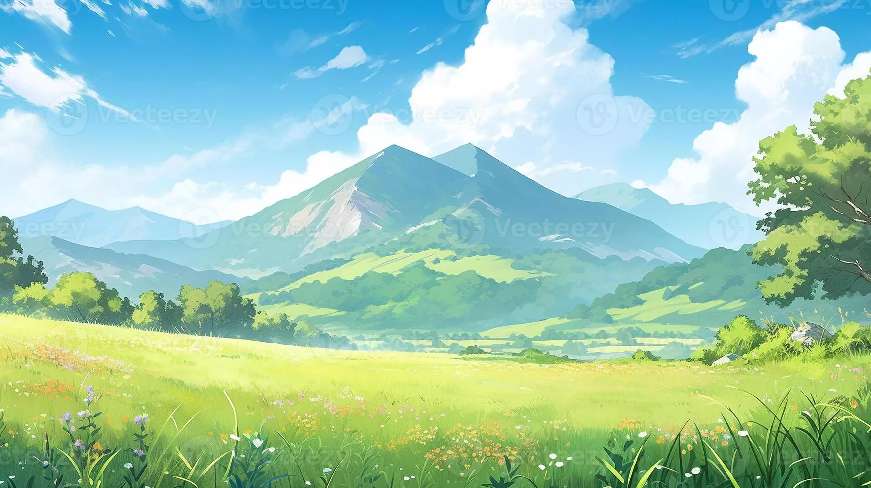 Anime Spring View Wallpapers - Wallpaper Cave
