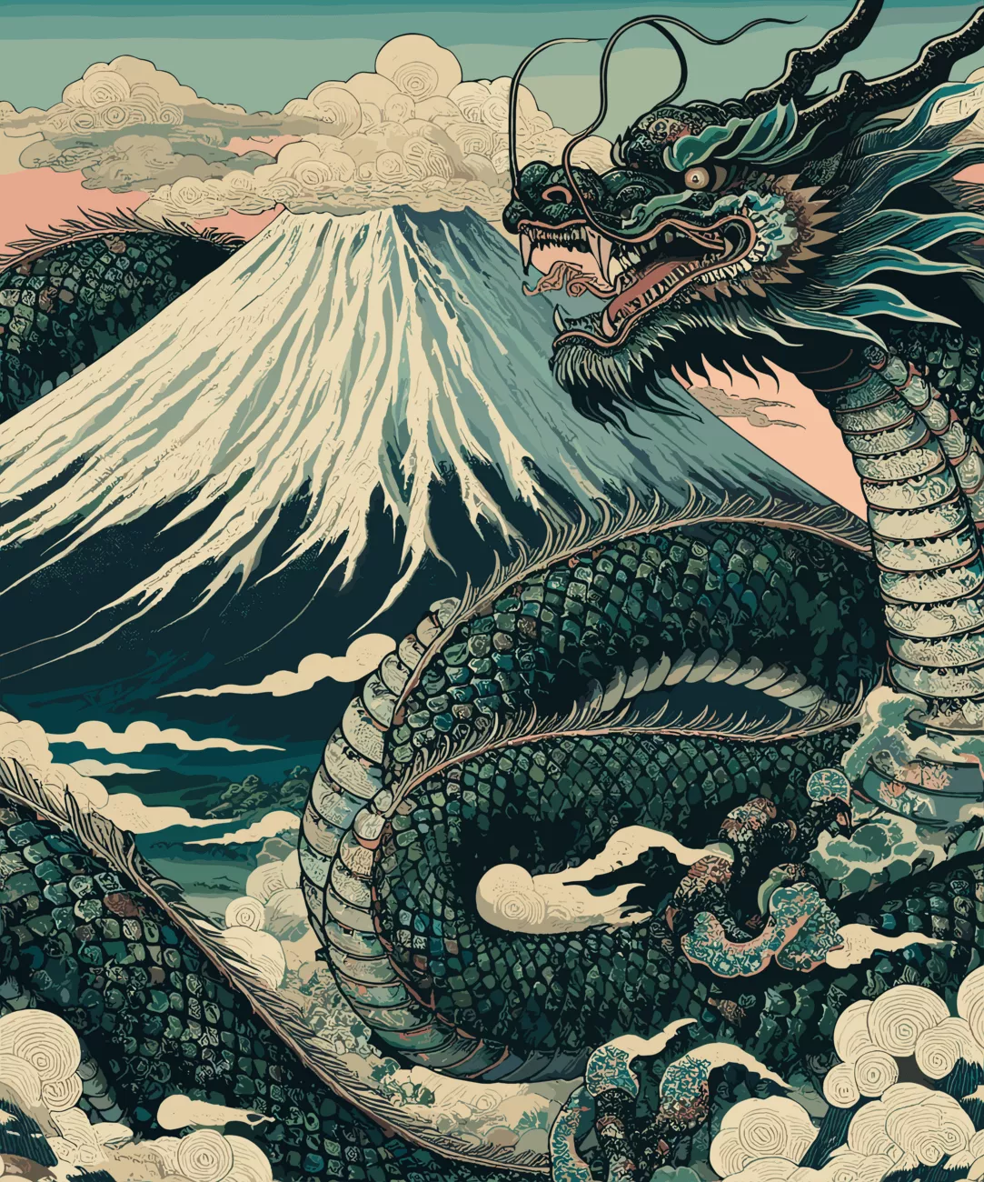 Japanese Dragon Wallpapers - Wallpaper Cave