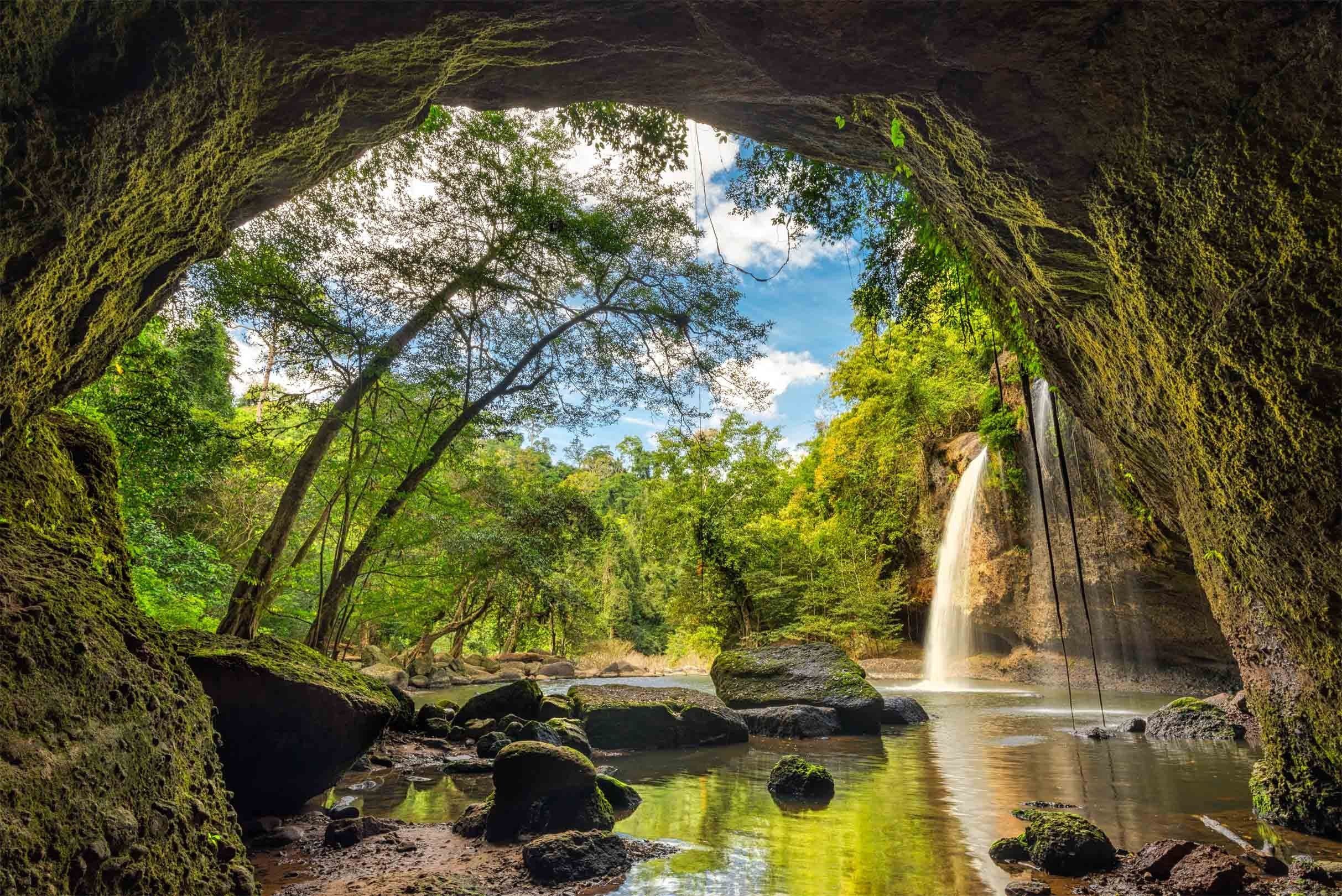 Waterfall Cave Wallpapers - Wallpaper Cave