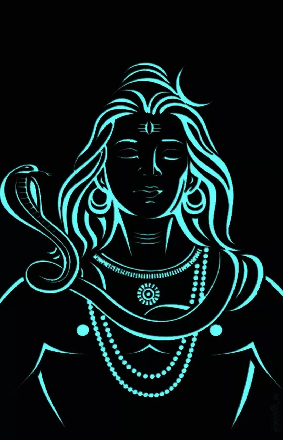 Lord Shiva Neon Wallpapers - Wallpaper Cave