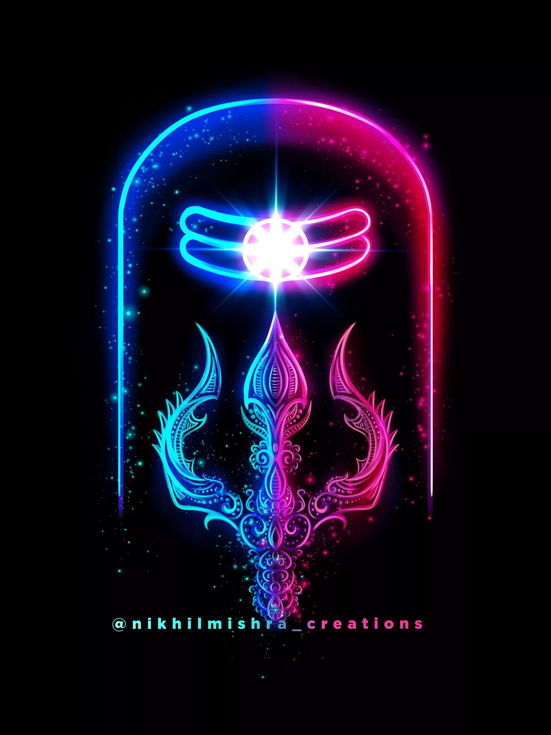 Lord Shiva Neon Wallpapers - Wallpaper Cave