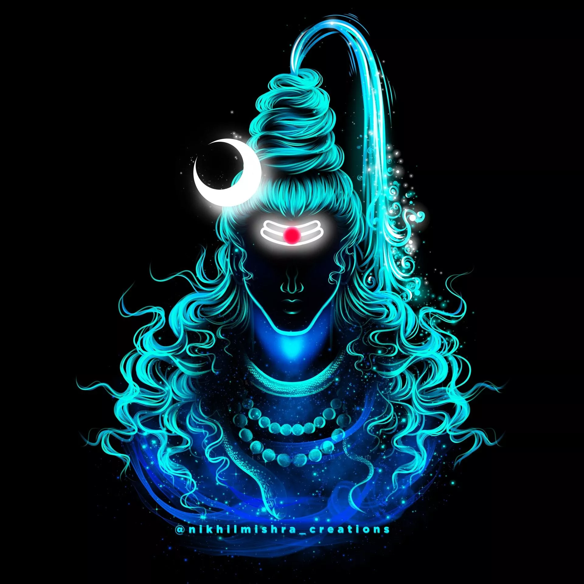 Lord Shiva Neon Wallpapers - Wallpaper Cave