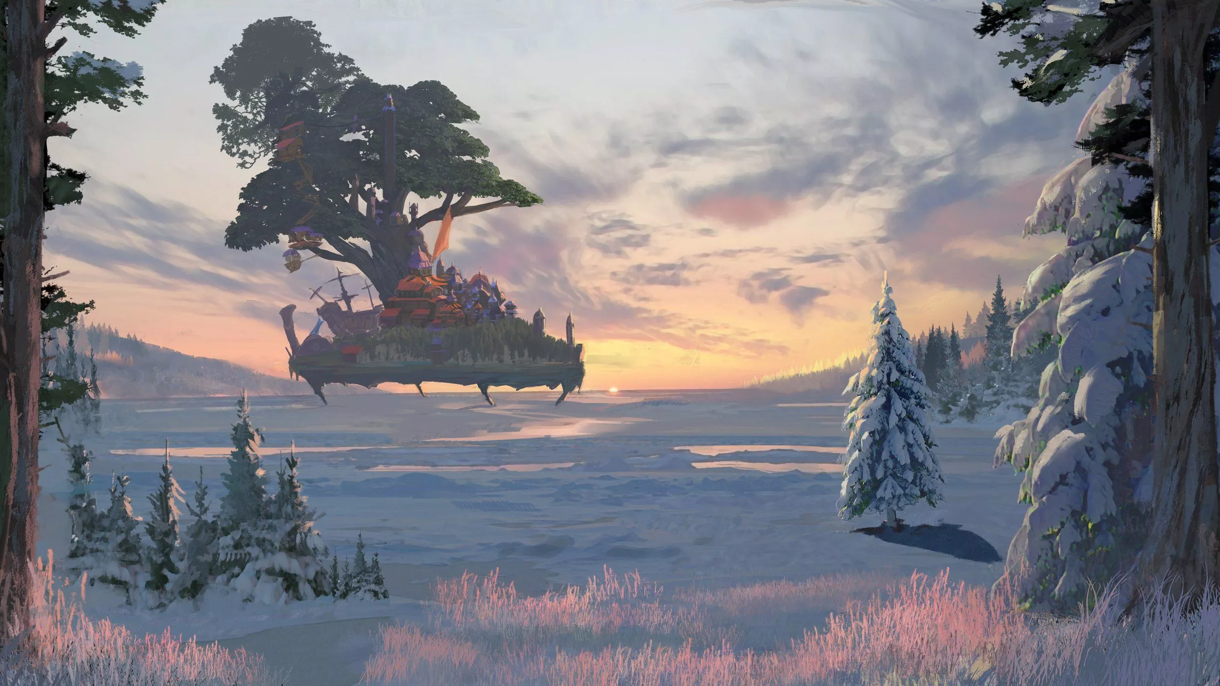 Winter Studio Ghibli Wallpapers - Wallpaper Cave