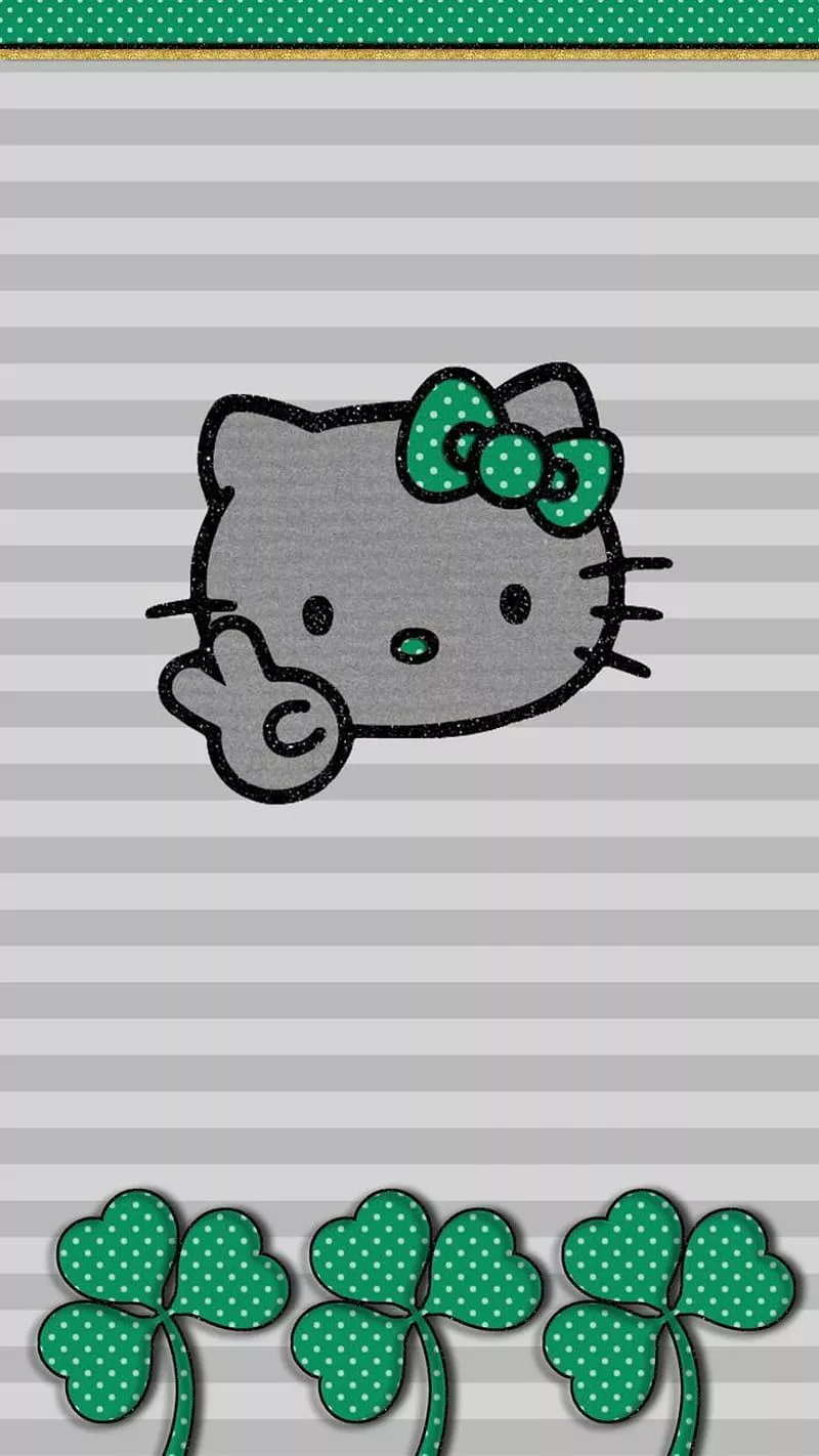 Saint Patrick's Hello Kitty Wallpapers - Wallpaper Cave