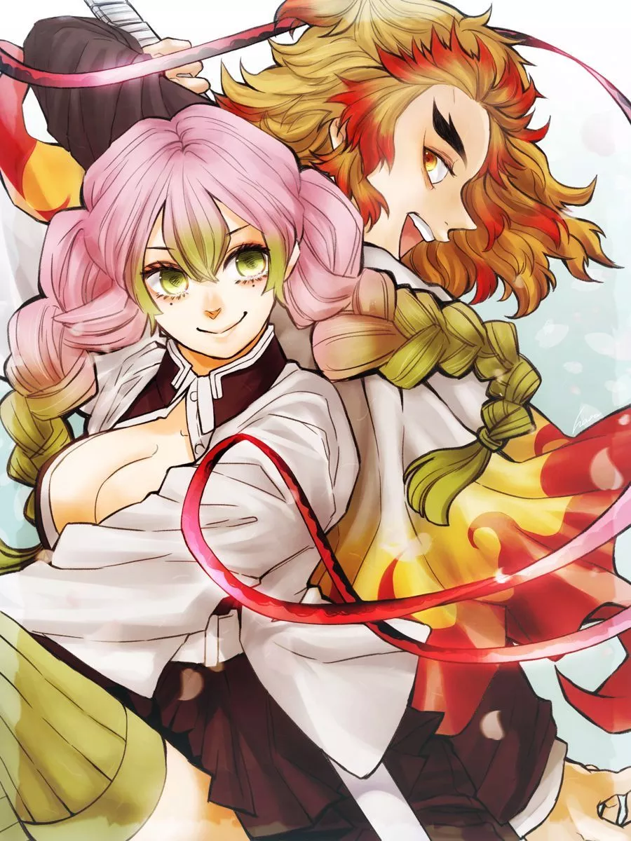 Rengoku And Mitsuri Wallpapers - Wallpaper Cave