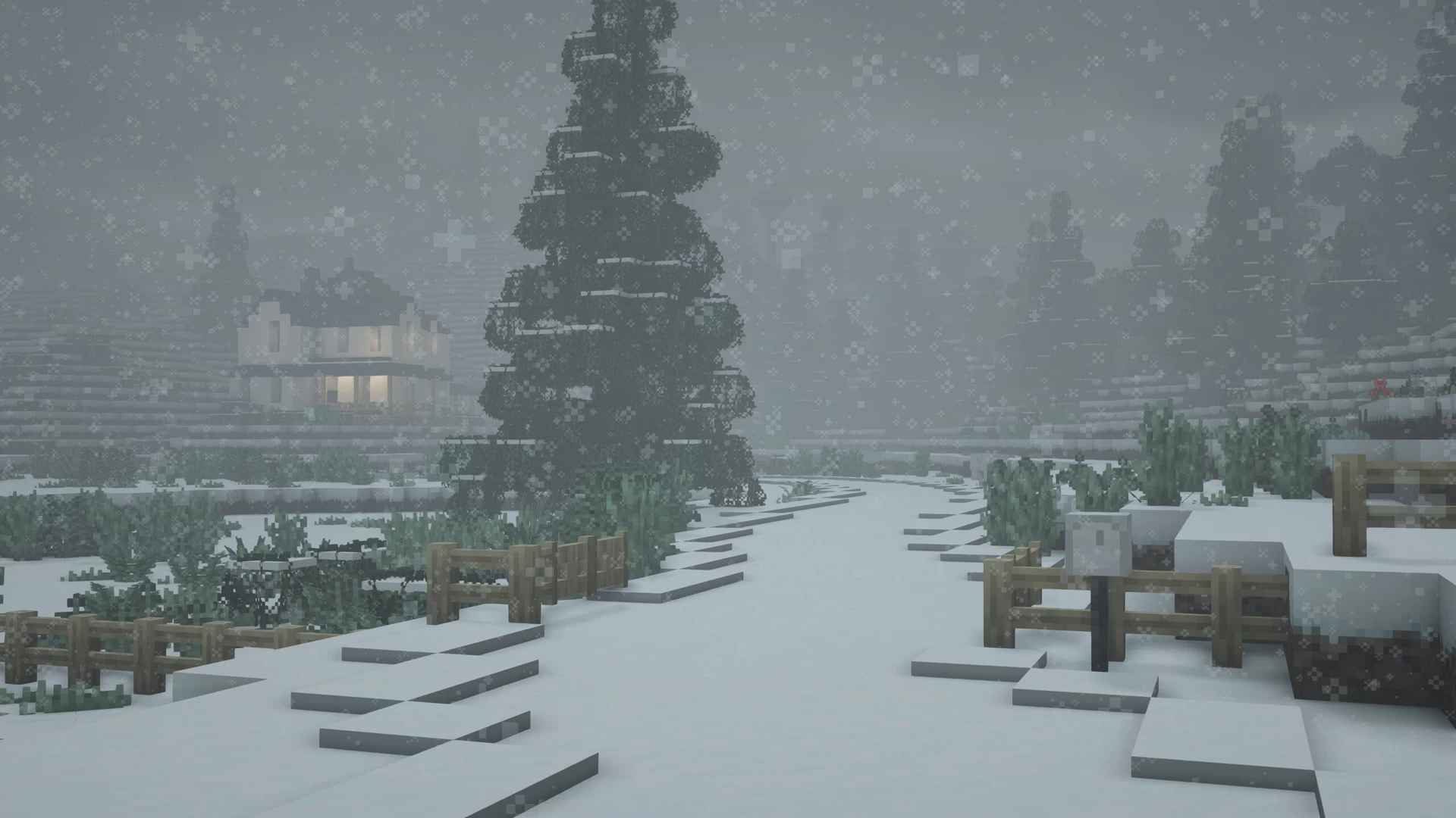 Desktop Winter Minecraft Wallpapers - Wallpaper Cave