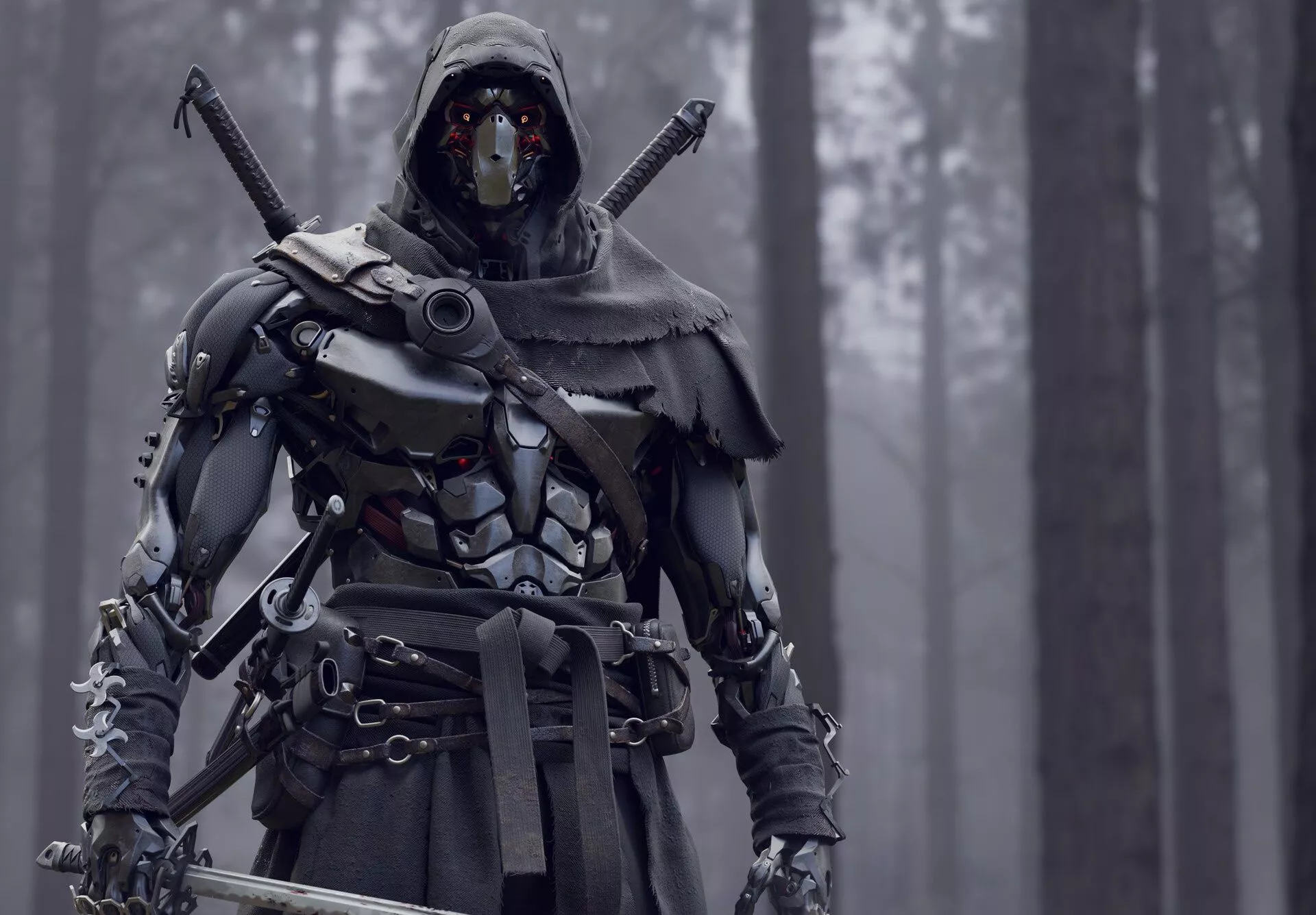 Cyborg Samurai Wallpapers - Wallpaper Cave