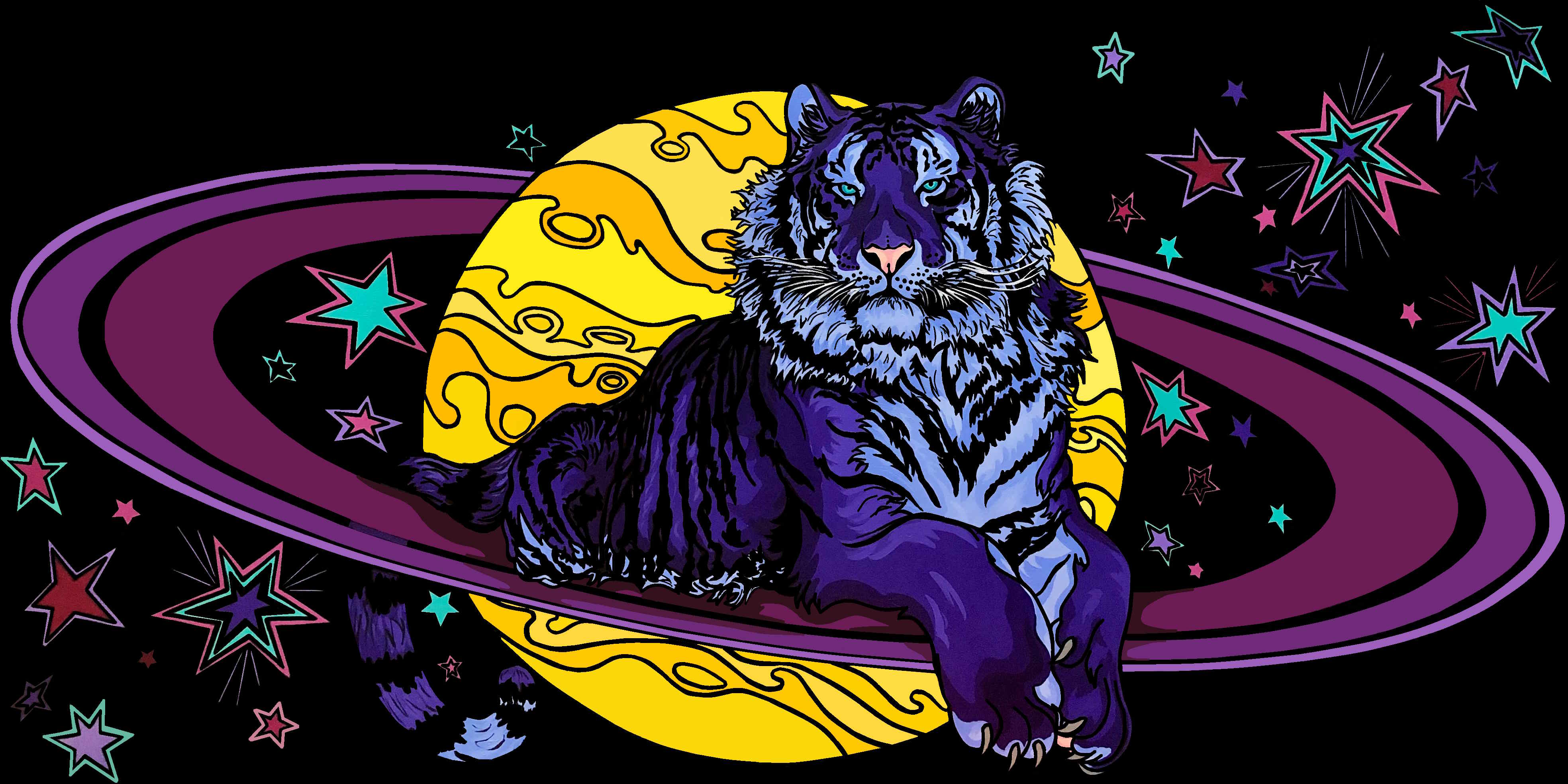 Cosmic Tiger Wallpapers - Wallpaper Cave