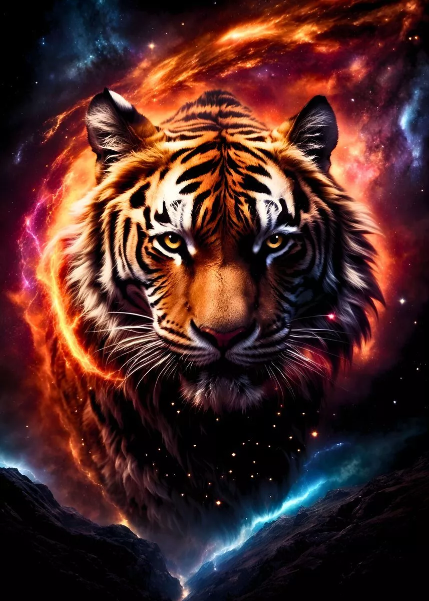 Cosmic Tiger Wallpapers - Wallpaper Cave